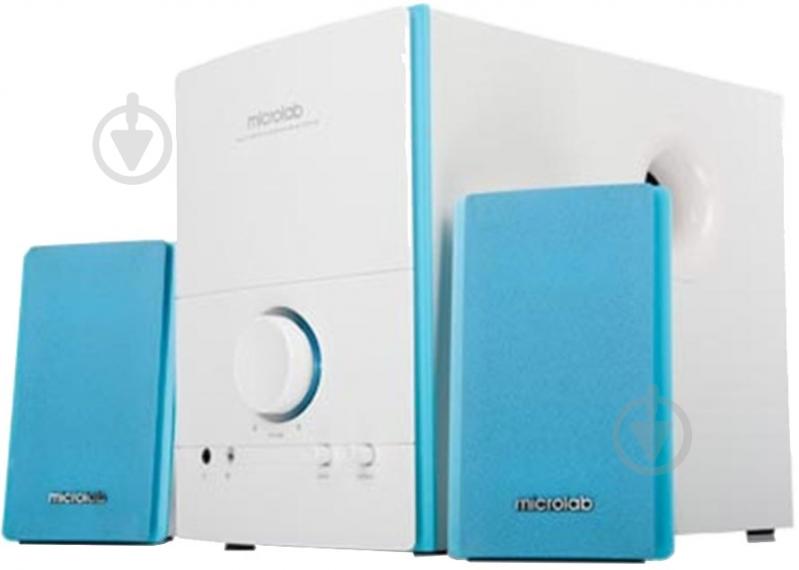 ᐉ Акустическая система Microlab M-500 Blue 2.1 blue 40 Вт • Купить в ...