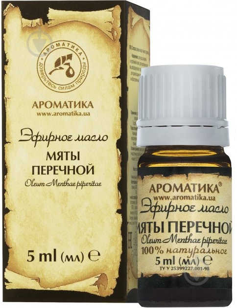 ᐉ Эфирное масло Ароматика Мяты перечной 5 мл • Купить в Киеве, Украине ...