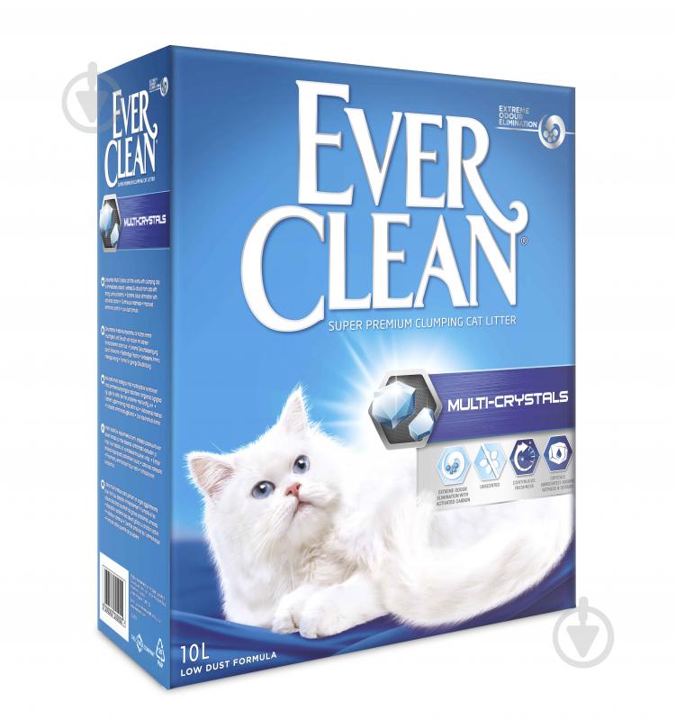 ᐉ Наполнитель для кошачьего туалета Ever Clean Мульти-Кристаллы 10 л ...