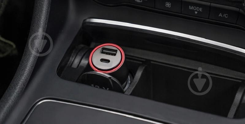 ᐉ Автомобільний зарядний пристрій Forever 2X TYPE-C PD+2,4A (30W) сірий ...