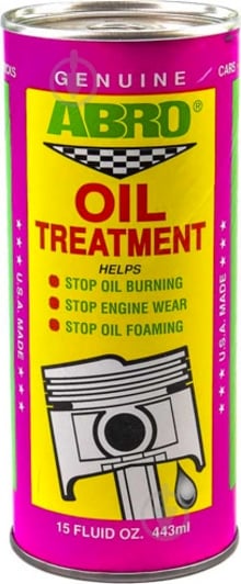 ᐉ Присадка до мастила ABRO Oil Treatment AB-500 443 мл • Краща ціна в ...