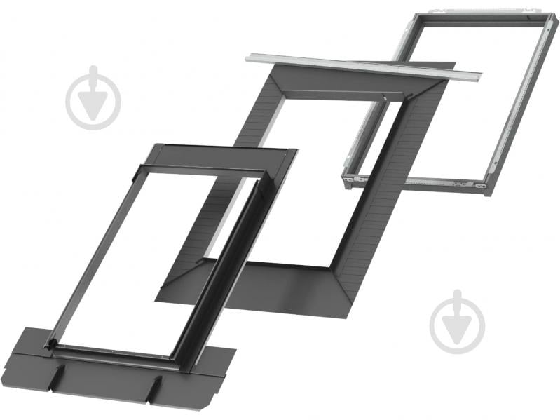 ᐉ Комір для фальцевої покрівлі Velux Стандарт Плюс 66x98 см EDQ FK04 ...