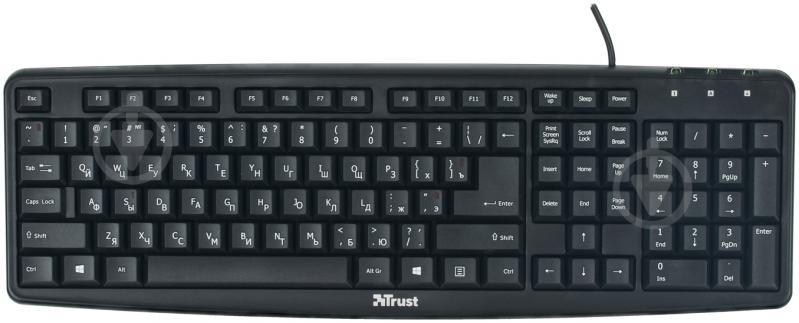 ᐉ Клавиатура Trust ClassicLine Keyboard UKR (19715) USB black • Купить ...