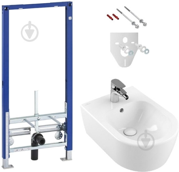 ᐉ Система інсталяції Geberit Duofix 111.520.00.1 + біде Villeroy & Boch ...