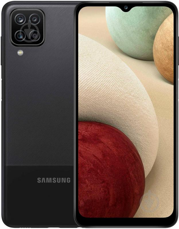 ᐉ Смартфон Samsung Galaxy A12 4/64GB black (SM-A127FZKVSEK) • Купить в ...