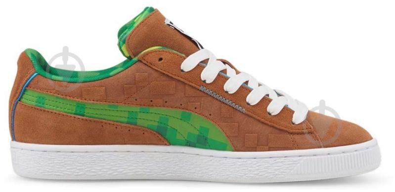 ᐉ Кросівки чоловічі Puma SUEDE MINECRAFT 38629001 р.40,5 коричневі ...