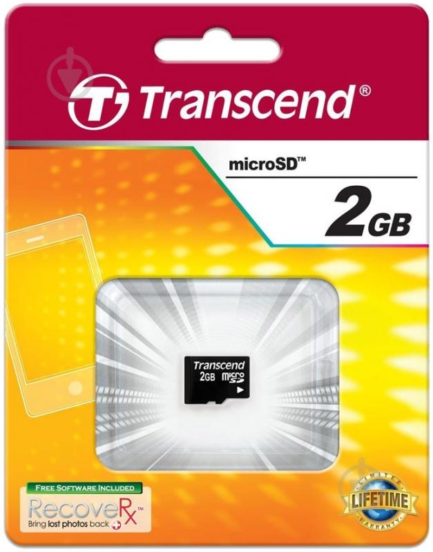 ᐉ Карта памяти Transcend MicroSD 2GB без SD adapterа (TS2GUSDC ...