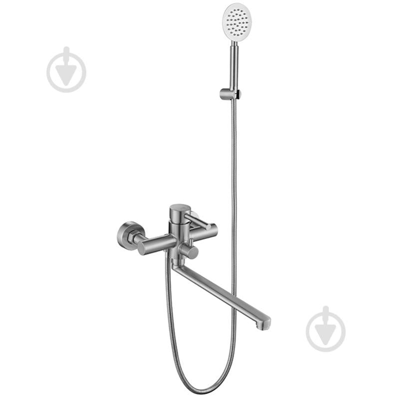 ᐉ Змішувач для ванни VIDAN Alvaro AISI-304 з душовою лійкою та шлангом ...