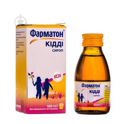 ᐉ Витамины Фарматон кидди сироп 100 мл • Купить в Киеве, Украине ...