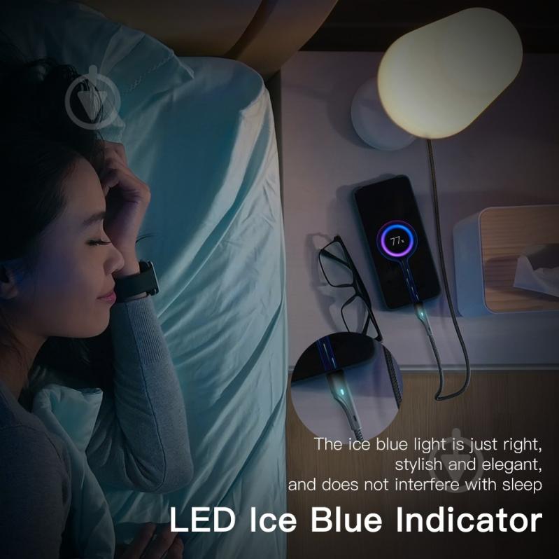 ᐉ Кабель Essager Rousseau 3A Fast Charging 1 м черный (EXCM-LS01 ...