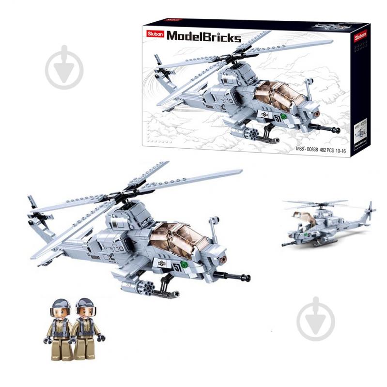 ᐉ Конструктор Sluban Model Bricks: Вертолет M38-B0838 • Купить в Киеве ...