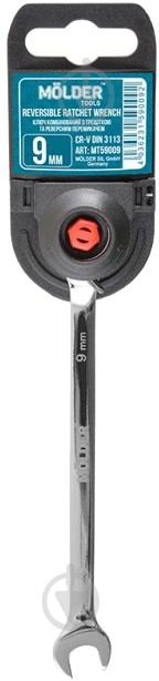 ᐉ Ключ комбинированный Molder с трещоткой и реверсом CR-V 9 мм MT59009 ...
