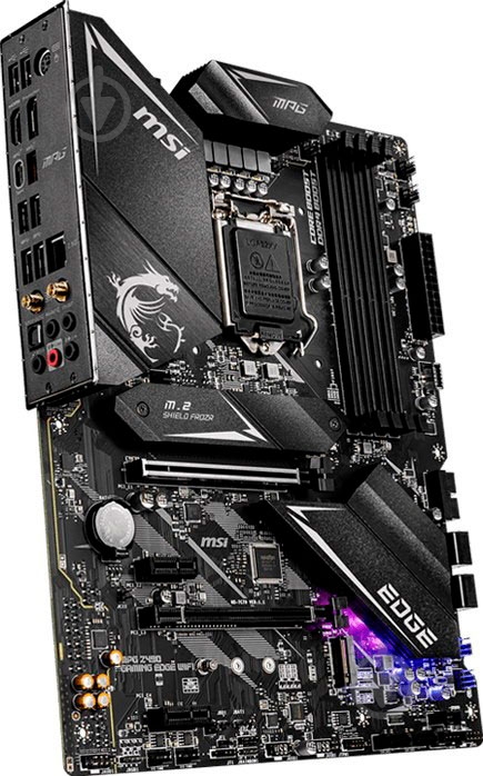 ᐉ Материнская плата MSI MPG Z490 GAMING EDGE WIFI (Socket 1200, Intel ...