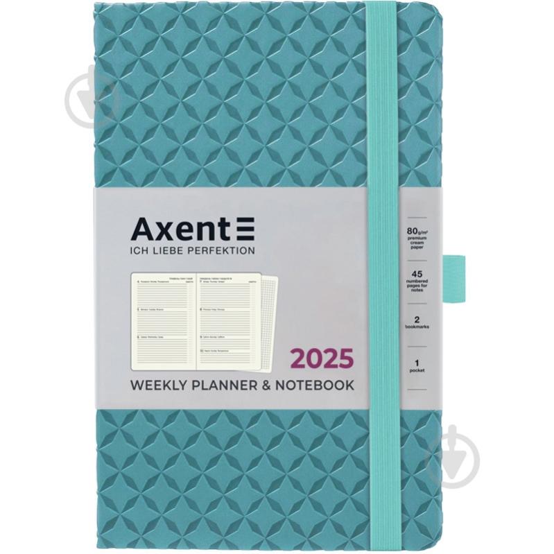 ᐉ Щотижневик датований Gently 125x195 мм Axent Partner A5 2025 8522-25-04-A • Краща ціна в Києві ...