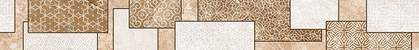 ᐉ Плитка InterCerama VIKING бордюр вертикальный бежевый БВ 102 022 7x60 • Купить в Киеве ...