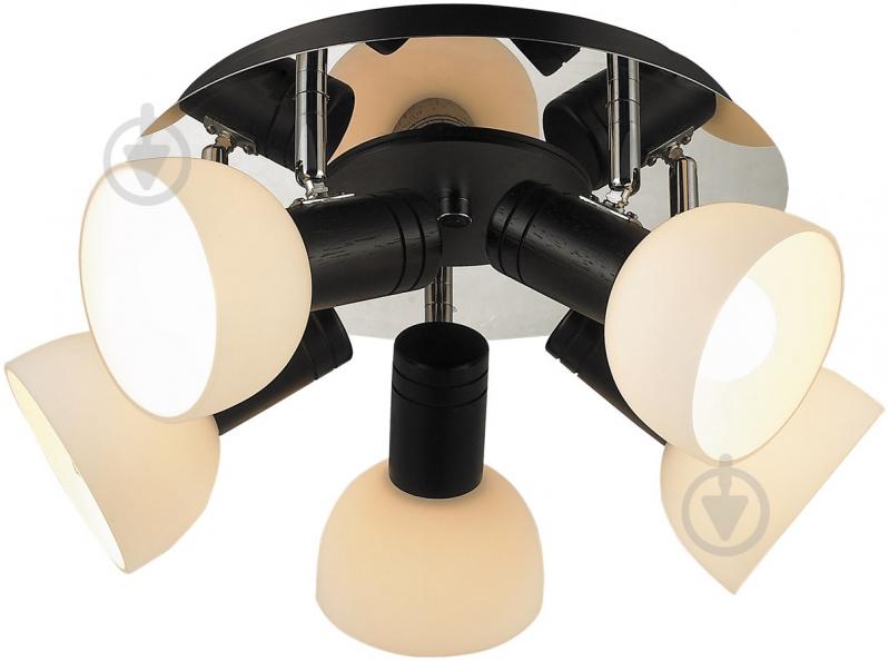 ᐉ Спот Altalusse 5x40 Вт E14 хром/венге INL-9284C-05 • Краща ціна в ...