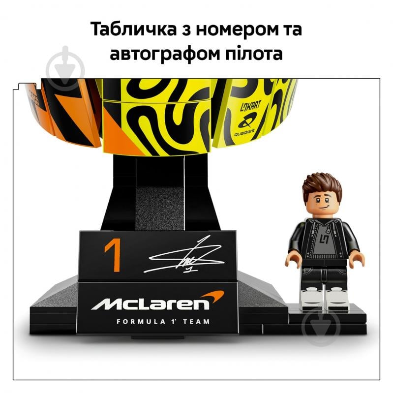 ᐉ Конструктор LEGO Editions Formula 1 Шлем Ландо Норриса из команды ...