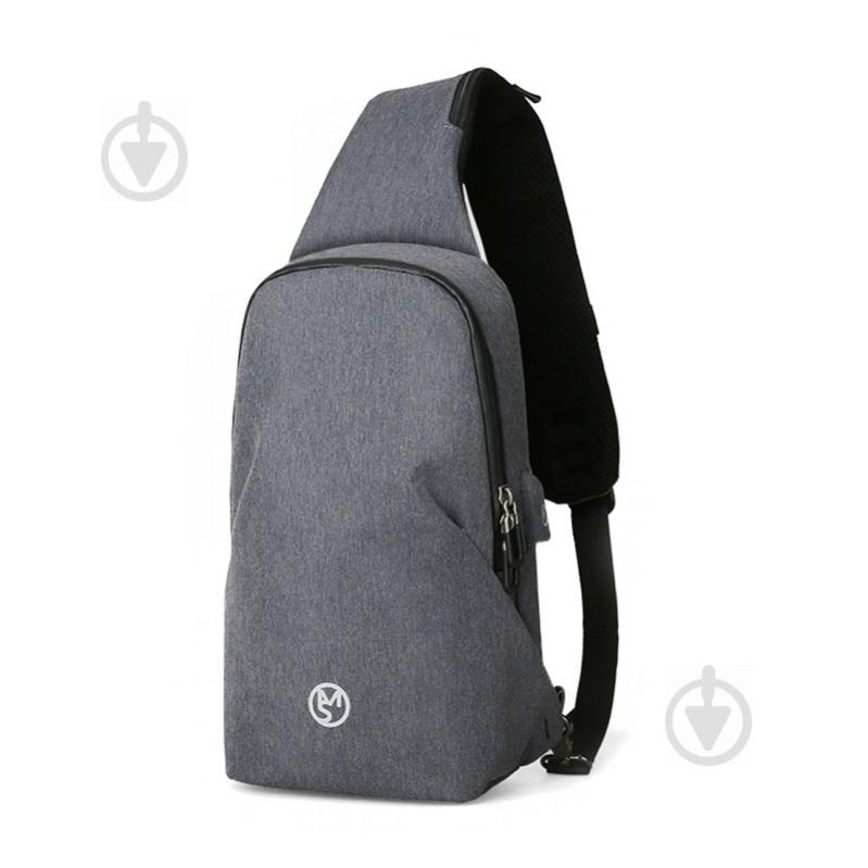 ᐉ Мужской рюкзак на одно плечо Mazzy Star MS-P056 Light Gray • Купить в ...