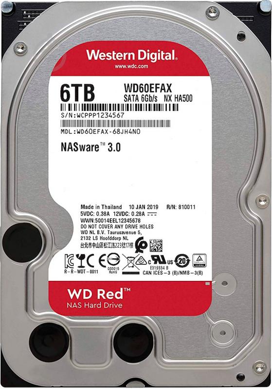 ᐉ Жорсткий диск Western Digital Red NAS 6 ТБ 3,5" SATA III (WD60EFAX ...