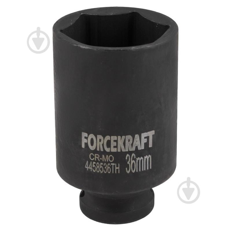 ᐉ Головка глибока тонкостінна 36 мм (6гр.) 1/2'' Forcekraft 1 шт. FK-4458536TH • Краща ціна в ...