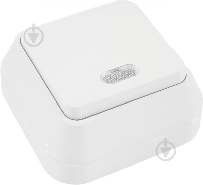 ᐉ Выключатель одноклавишный Makel IP44 с подсветкой белый 45121 • Купить в Киеве, Украине ...