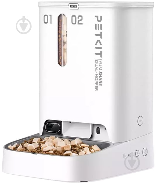 ᐉ Смартгодівниця PETKIT YumShare Dual-Hopper з камерою (P591) • Краща ціна в Києві, Україні ...