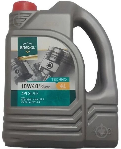 ᐉ Моторное масло Brexol Techno 10W-40 4 л (48391051010) • Купить в ...