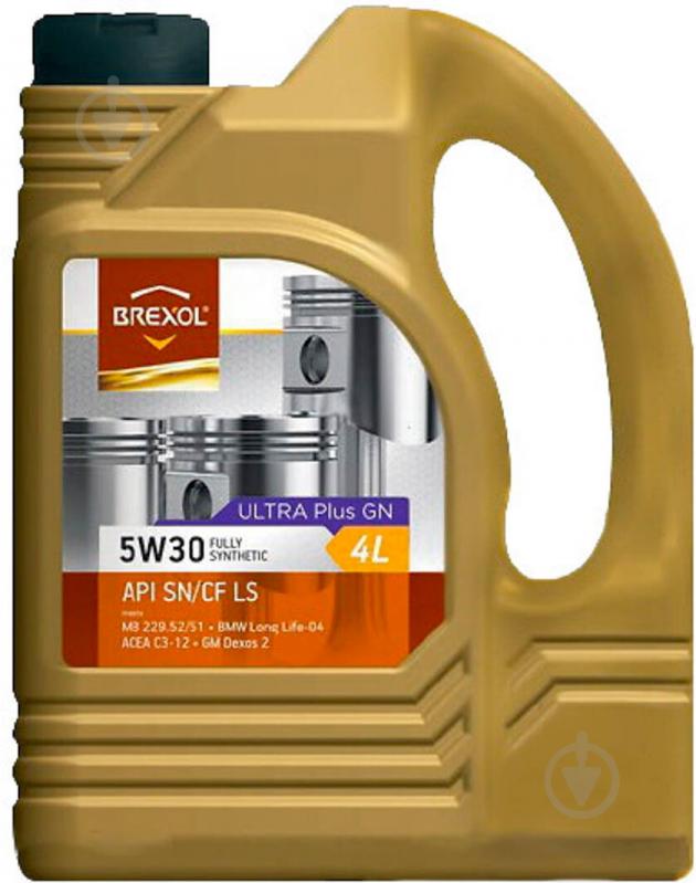 ᐉ Моторное масло Brexol Ultra Plus GN 5W-30 4 л (48391051002) • Купить ...