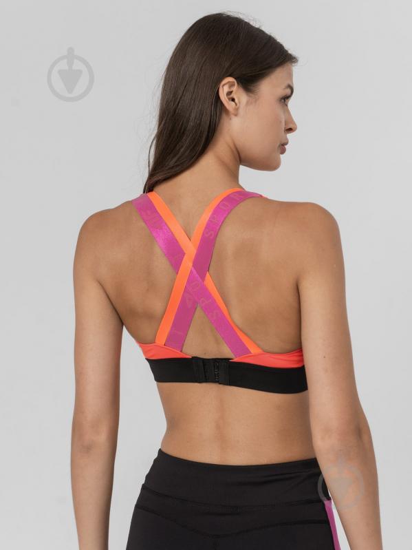 ᐉ Бра 4F SPORTS BRA STAD014 H4Z22-STAD014-20S р.L черно-красный • Купить в Киеве, Украине ...