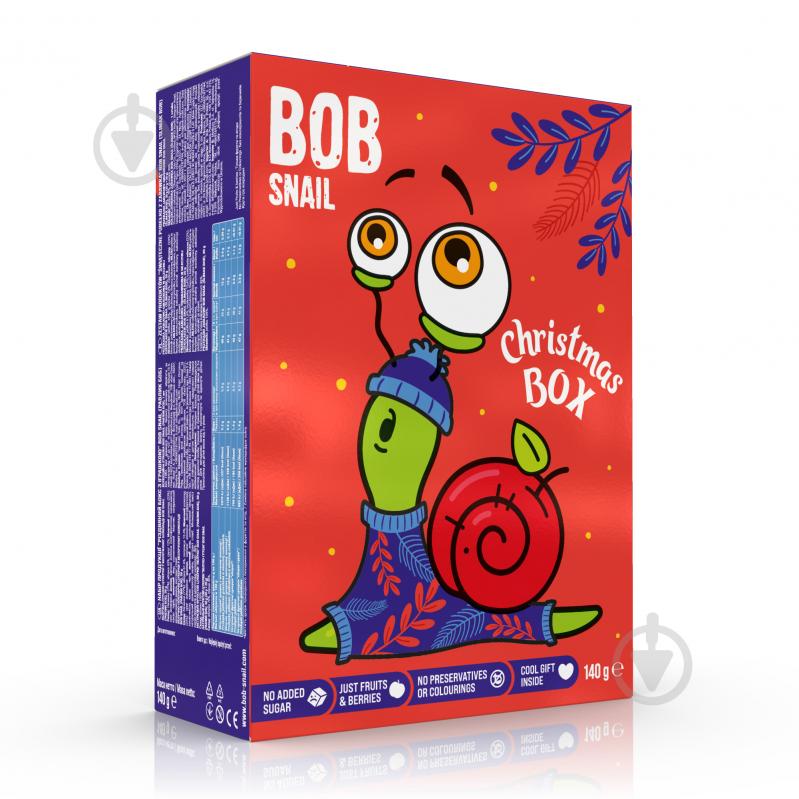 ᐉ Пастила Bob Snail Різдвяний бокс Bob Snail 140 г 4820219347064 • Краща ціна в Києві Україні