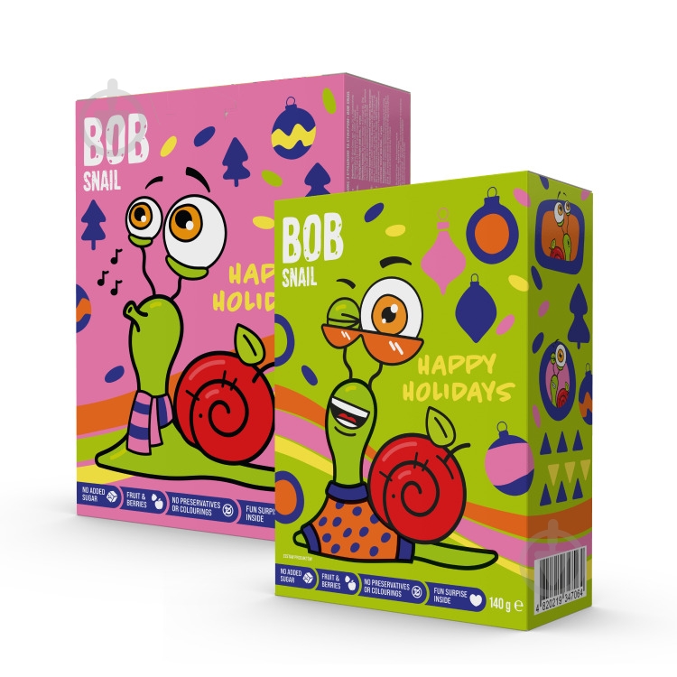 ᐉ Пастила Bob Snail Різдвяний бокс Bob Snail 140 г 4820219347064 ...