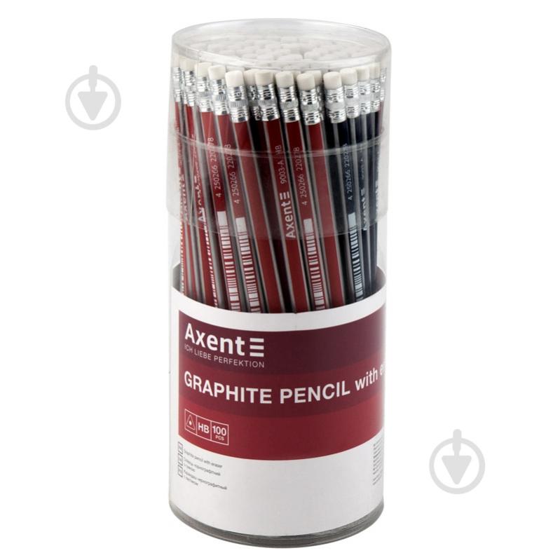 ᐉ Олівець графітний НВ 100 шт. 9001/100-A Axent • Краща ціна в Києві, Україні • Купити в Епіцентр