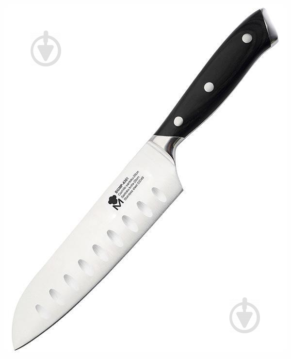ᐉ Ніж сантоку Bergner Master Pro Stuttgart 17.5см Нержавіюча сталь ...