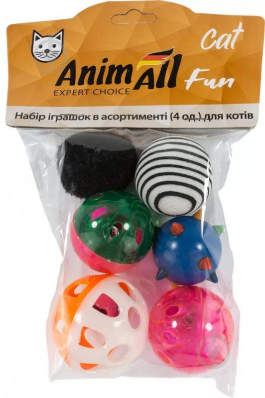 ᐉ Набор игрушек AnimAll Fun Cat VP051 в ассорт.(6 шт) для кошек ...
