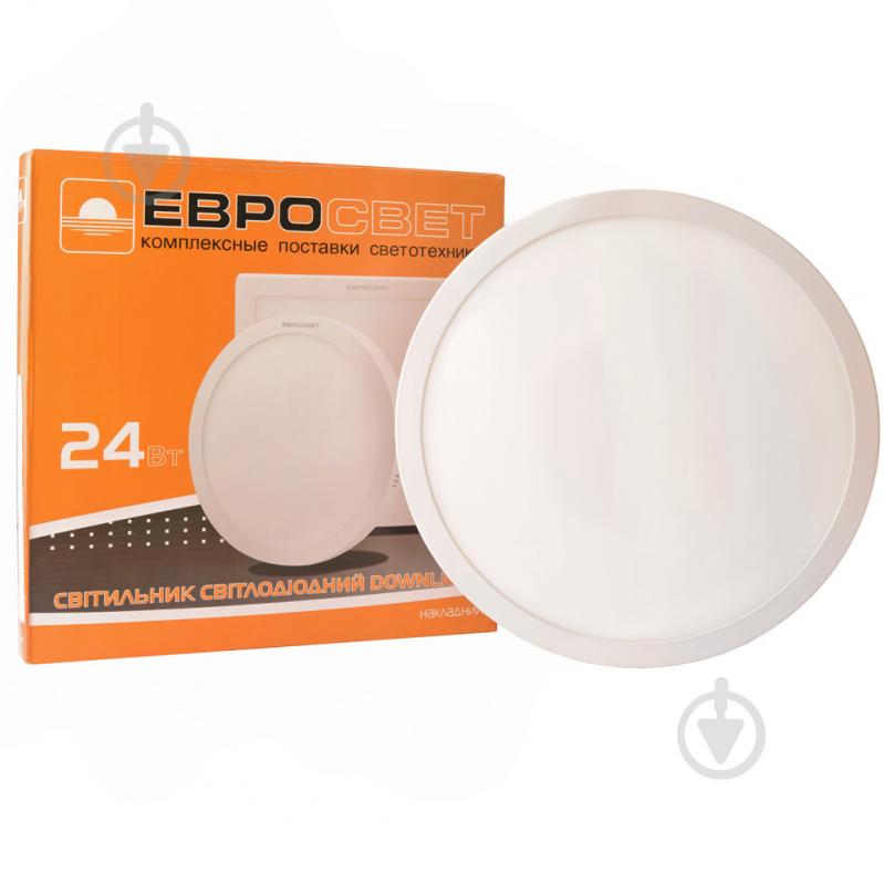 ᐉ Світильник адміністративний Євросвітло LED-SR-300-24 24 Вт IP20 білий ...