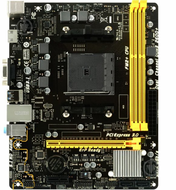 ᐉ Материнська плата Biostar A68MHE (Socket FM2+, micro ATX) • Краща ціна в Києві, Україні ...