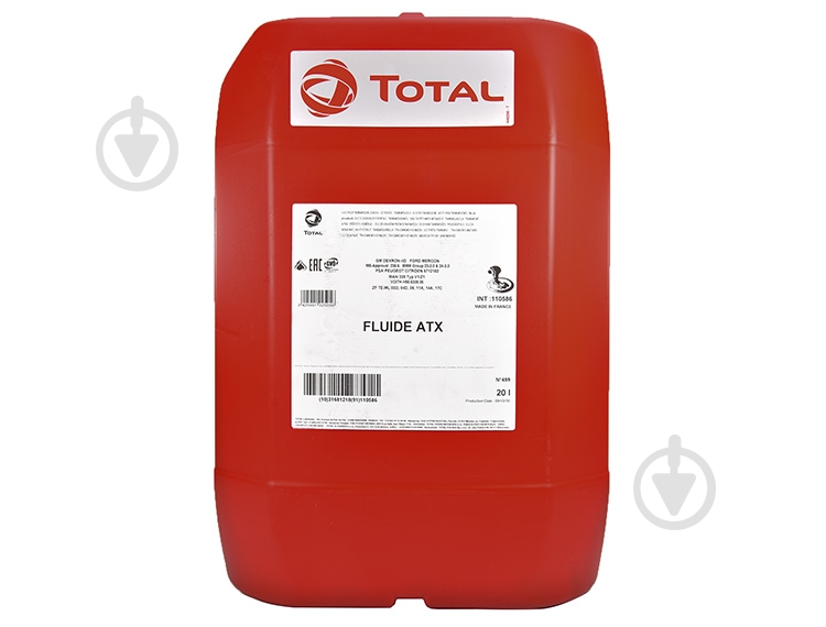 ᐉ Масло трансмиссионное Total Fluide ATX ATF 20 л (FLUIDEATX20L ...