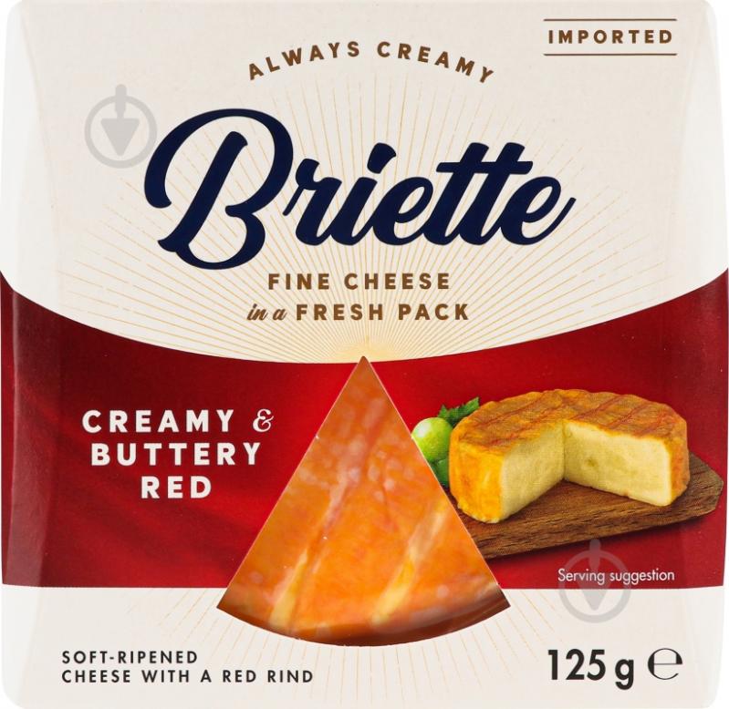 ᐉ Сыр ТМ Kaserei Briette Creamy & Buttery Red 60% 125 г • Купить в ...