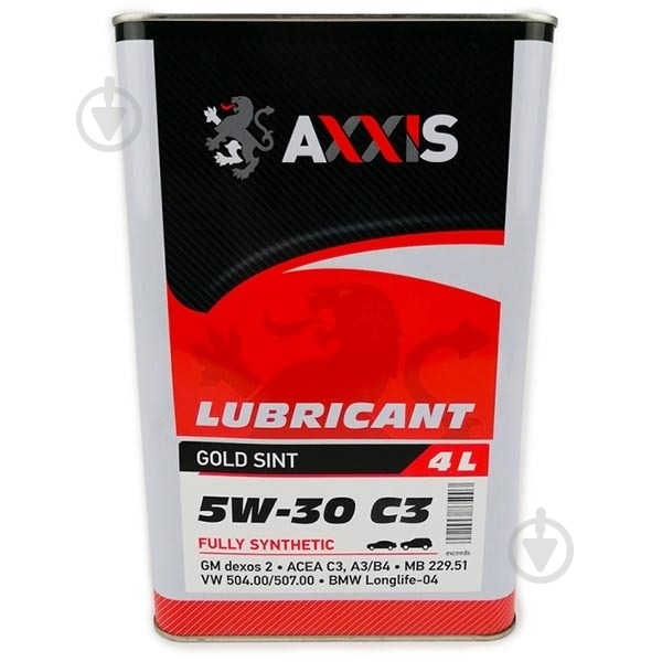 ᐉ Моторное масло Axxis Gold Sint 5W-30 4 л (AX-2023) • Купить в Киеве ...
