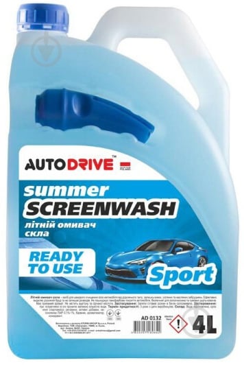 ᐉ Омыватель стекла Auto Drive Summer Screen Wash Sport AD0132 лето 4 л ...