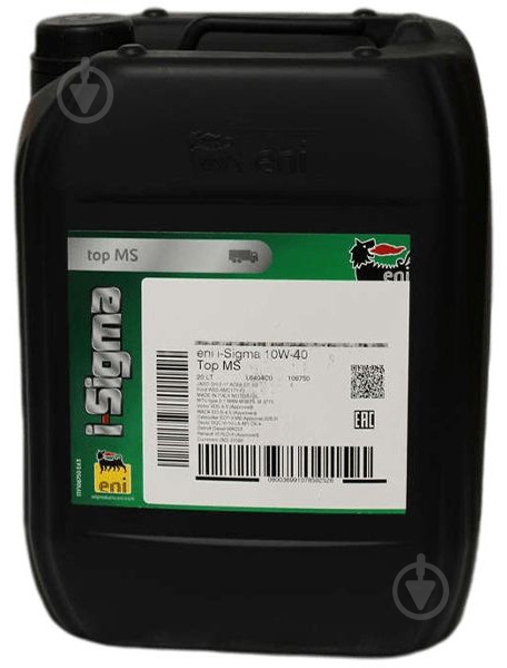 ᐉ Моторне мастило Eni i-Sigma Top MS 10W-40 20 л (106650) • Краща ціна ...