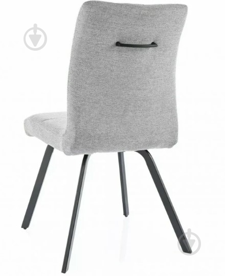 ᐉ Стілець обідній Signal Meble SWING BREGO сірий / чорний • Краща ціна ...