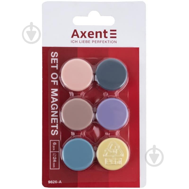 ᐉ Набір магнітів Morandi 24 мм 6 шт. 9826-А Axent • Краща ціна в Києві, Україні • Купити в Епіцентр