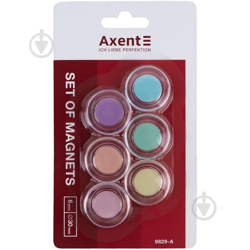 ᐉ Набор магнитов Pastelini 30 мм 6 шт. 9829-А Axent • Купить в Киеве, Украине • Лучшая цена в ...