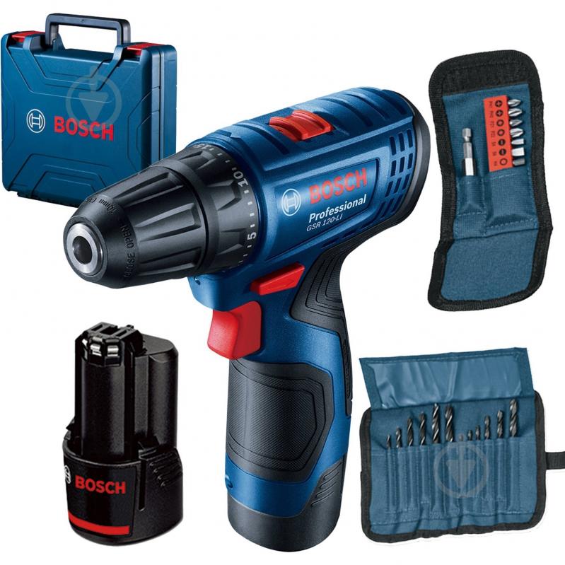 ᐉ Шуруповерт акумуляторний Bosch Professional GSR 120 Li 06019G8002 ...