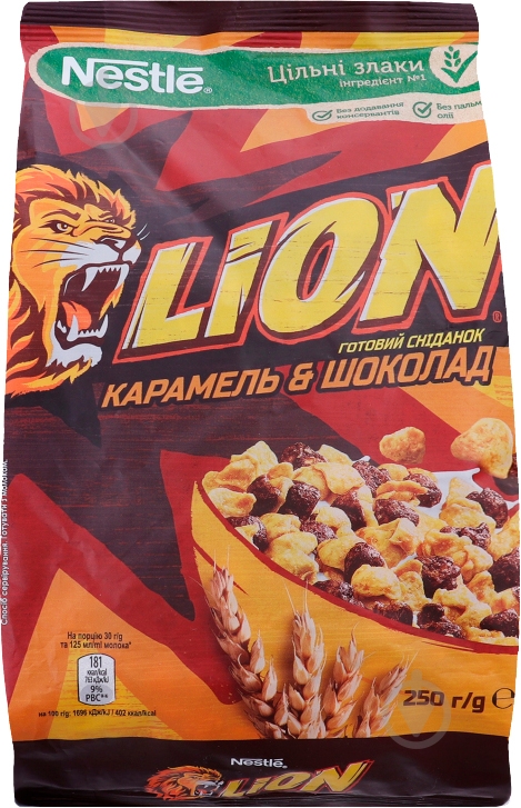ᐉ Завтраки готовые Nestle Lion 5900020022622 250 г • Купить в Киеве
