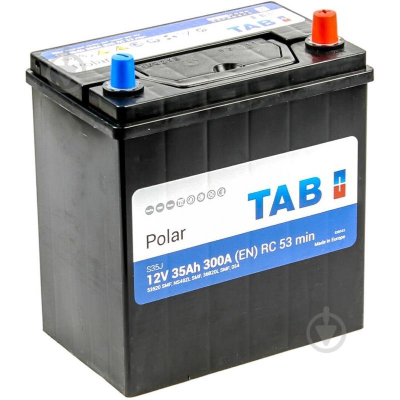 ᐉ Аккумулятор автомобильный TAB Polar 35Ah 270A 12V 246835 «+» справа ...