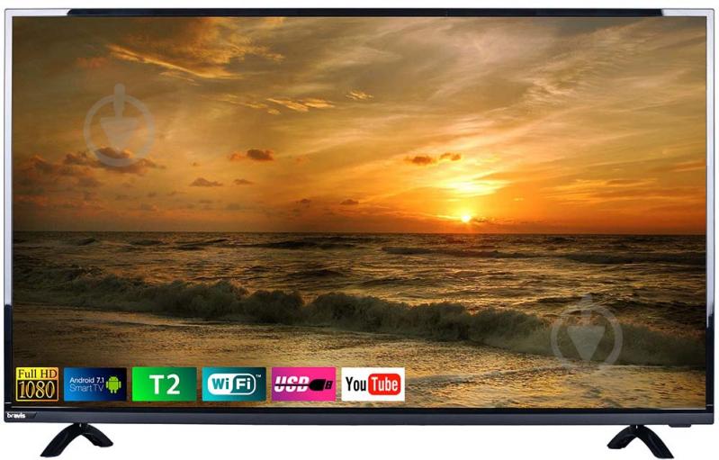 ᐉ Телевизор Bravis LED-49E6000 Smart + T2 • Купить в Киеве, Украине • Лучшая цена в Эпицентр