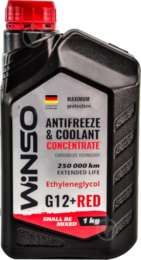ᐉ Антифриз WINSO Antifreeze&Coolant Comcemtrate Red G12+ 881000 1 кг червоний • Краща ціна в ...