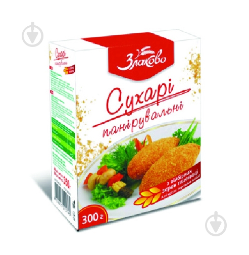 ᐉ Сухари панировочные Злаково 300 г • Купить в Киеве, Украине • Лучшая ...